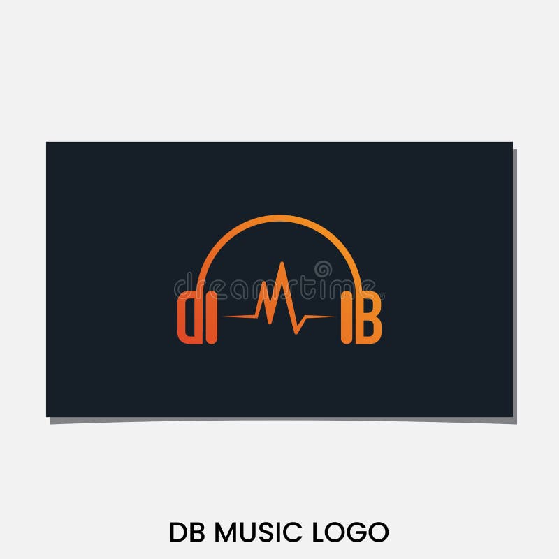 DMB EARPHONE LOGO stock vector. Illustration of creative - 244019429