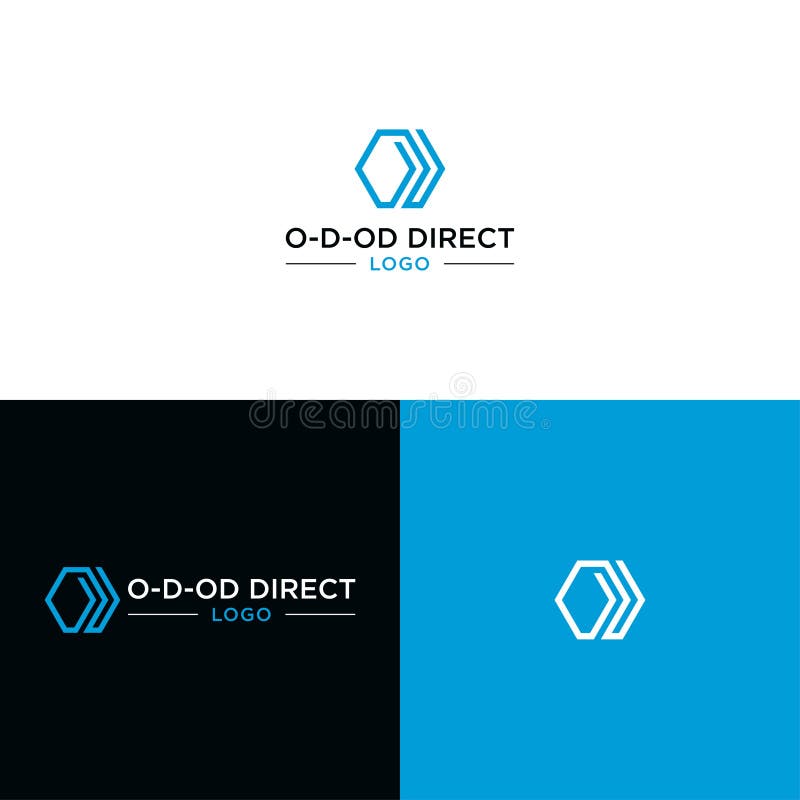 D direct logo stock vector. Illustration of deliver - 244019854