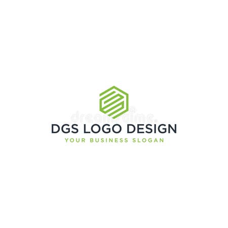 DGS INITIAL LOGO stock vector. Illustration of identity - 244020932
