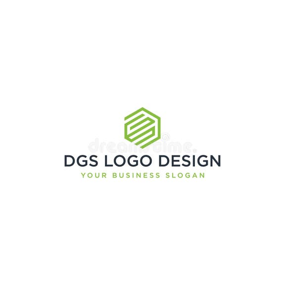 DGS INITIAL LOGO stock vector. Illustration of identity - 244020932