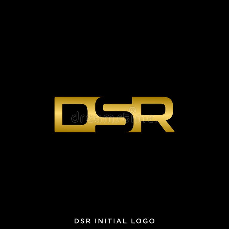 Dsr initial logo stock vector. Illustration of modern - 244021638