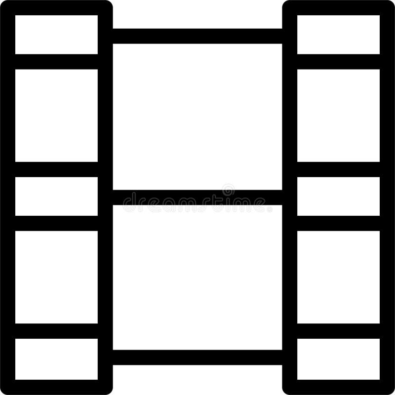 Camera Reel Icon stock vector. Illustration of movie - 244104379