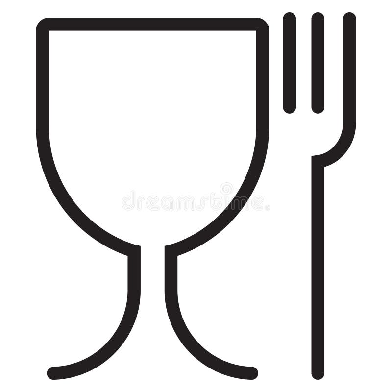 Food Icon Vector. Dinner Symbol. Food Icon Vector. Dinner Symbol Stock ...