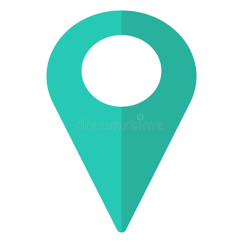 Vector Point Location, Track Icon Papercut Design Stock Vector ...