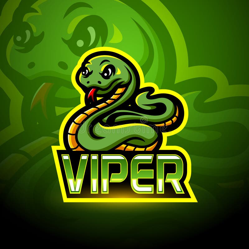 Viper Mascot Sport Esport Logo Design Stock Vector - Illustration of ...