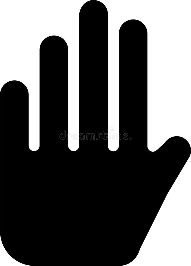 Two Fingers Left Icon stock vector. Illustration of element - 244646833