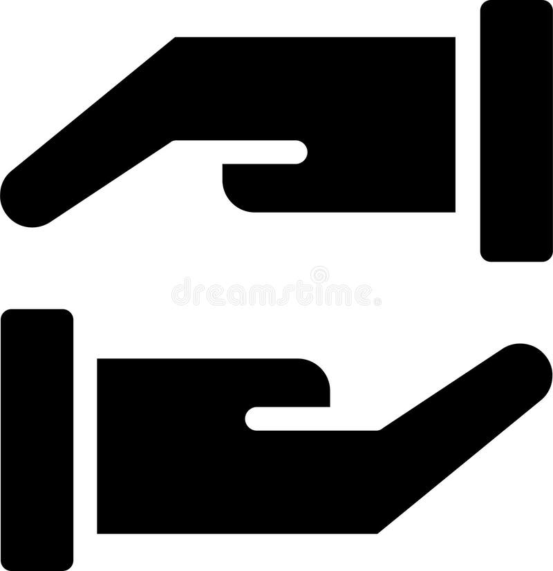 Keep Icon stock vector. Illustration of blue, finger - 244646841