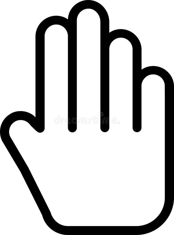 Right Stop Icon stock vector. Illustration of graphic - 244647403