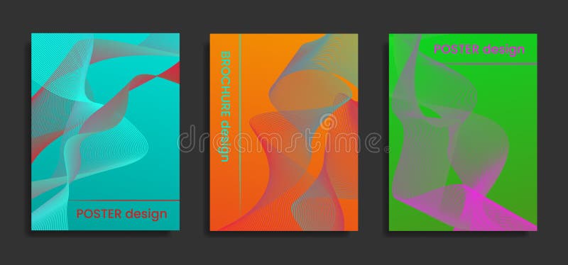 Modern Covers or Poster Design Templates. Abstract Vector Background ...