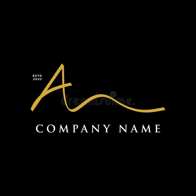 Stylish Initial a Ribbon Logo Stock Vector - Illustration of ...