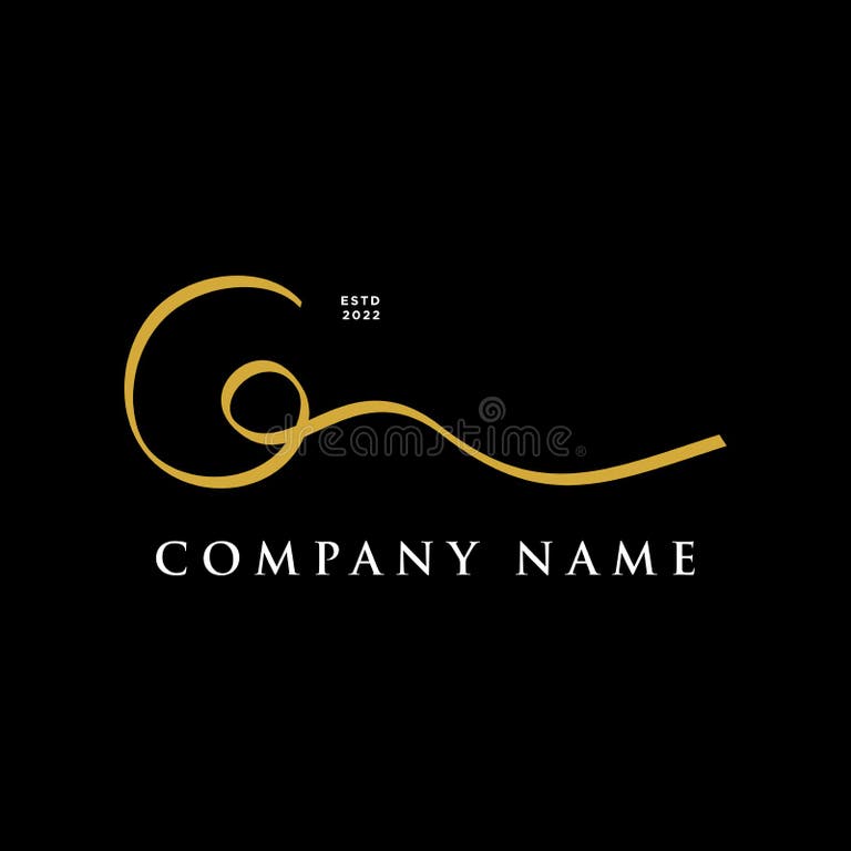 Stylish Initial G Ribbon Logo Stock Vector - Illustration of industry ...