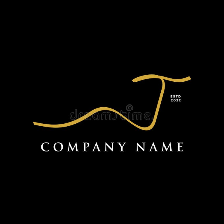 Stylish Initial T Ribbon Logo Stock Vector - Illustration of mark ...