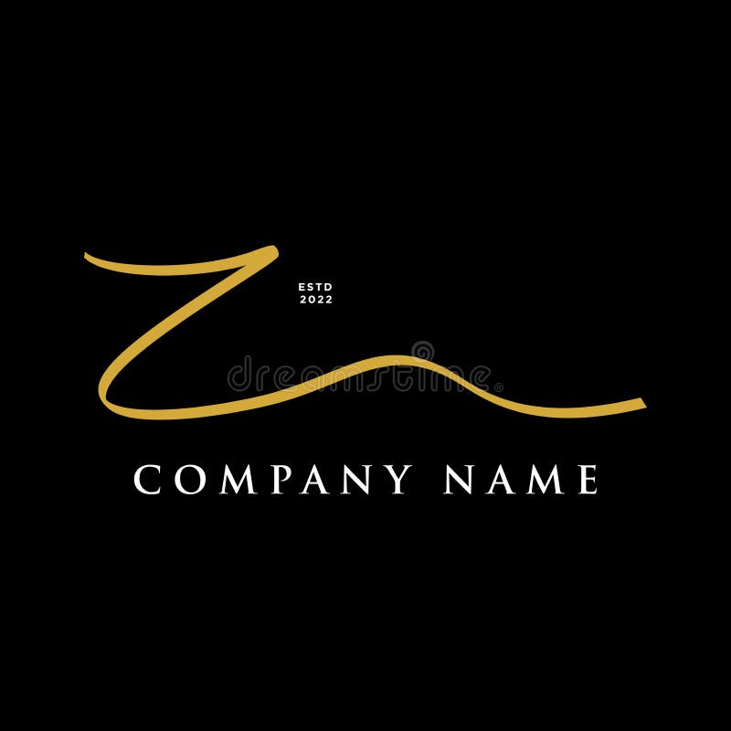 Stylish Initial Z Ribbon Logo Stock Vector - Illustration of abstract ...