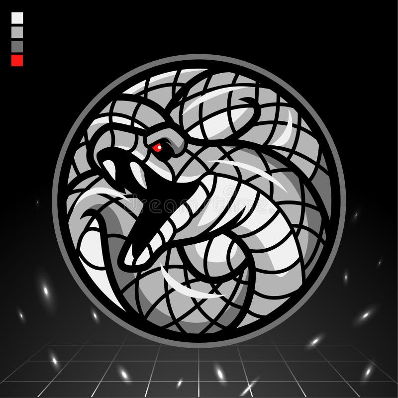 Black Mamba Snake Mascot. Esport Logo Design Stock Vector ...