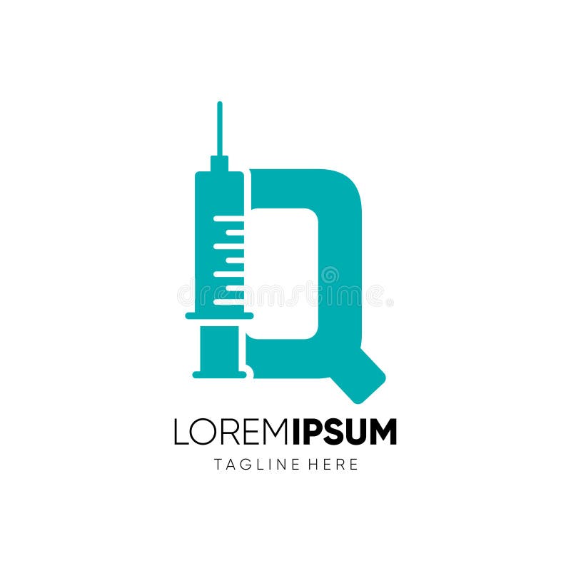 Letter M Injection Logo Design Vector Icon Graphic Stock Vector ...