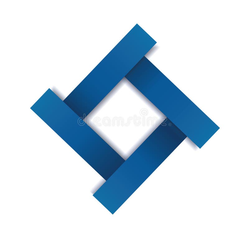 Blue Frame Template Vector Illustration EPS10 Stock Vector ...