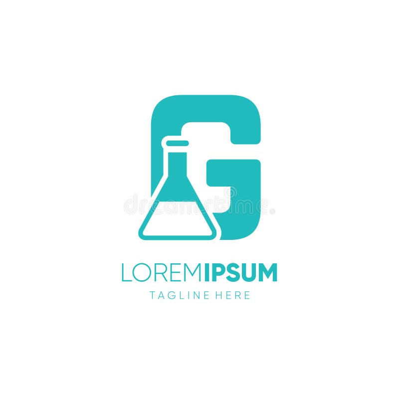 Letter G Bottle Lab Science Logo Design Vector Icon Graphic Stock ...