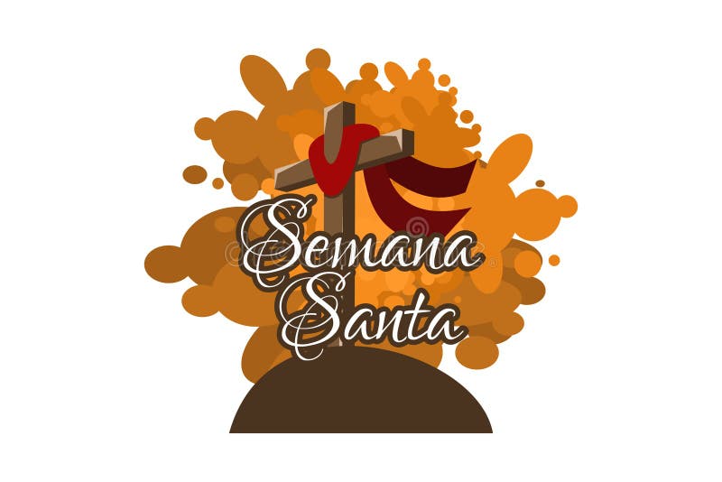 Holy Week, Latin Religious Tradition, Vector Illustration. Stock Vector ...