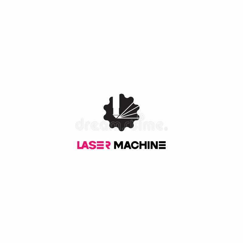 Illustration Consisting of an Image of a Laser Cutting Machine Stock ...