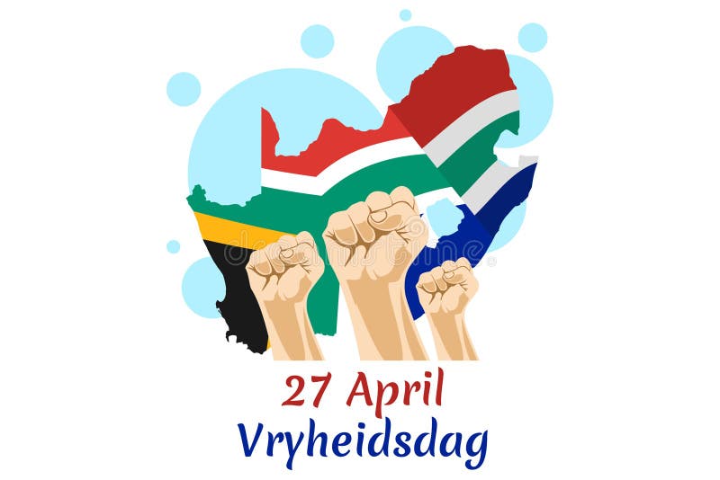Translation: April 27. Freedom Day. Vector Illustration. Stock Vector ...