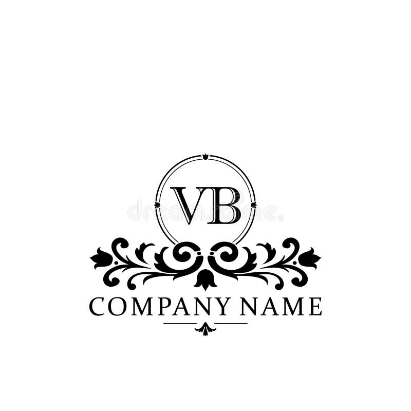 Letter Initial VB with Luxury Template. Luxury Gold Vector Logo Design ...