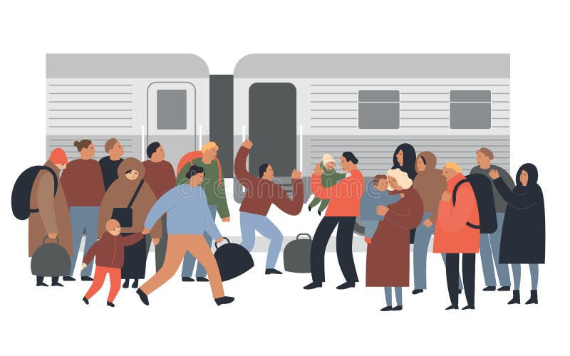 Over Crowded Train Pics Clipart