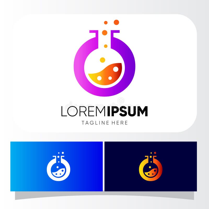 Letter O Lab Logo Design Vector Icon Graphic Stock Vector ...