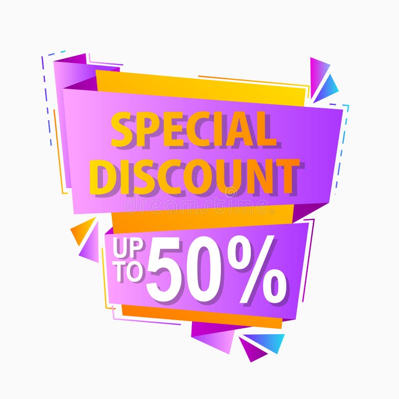 Special Discount Origami Speech Bubble for Sale Label Promotion Stock ...