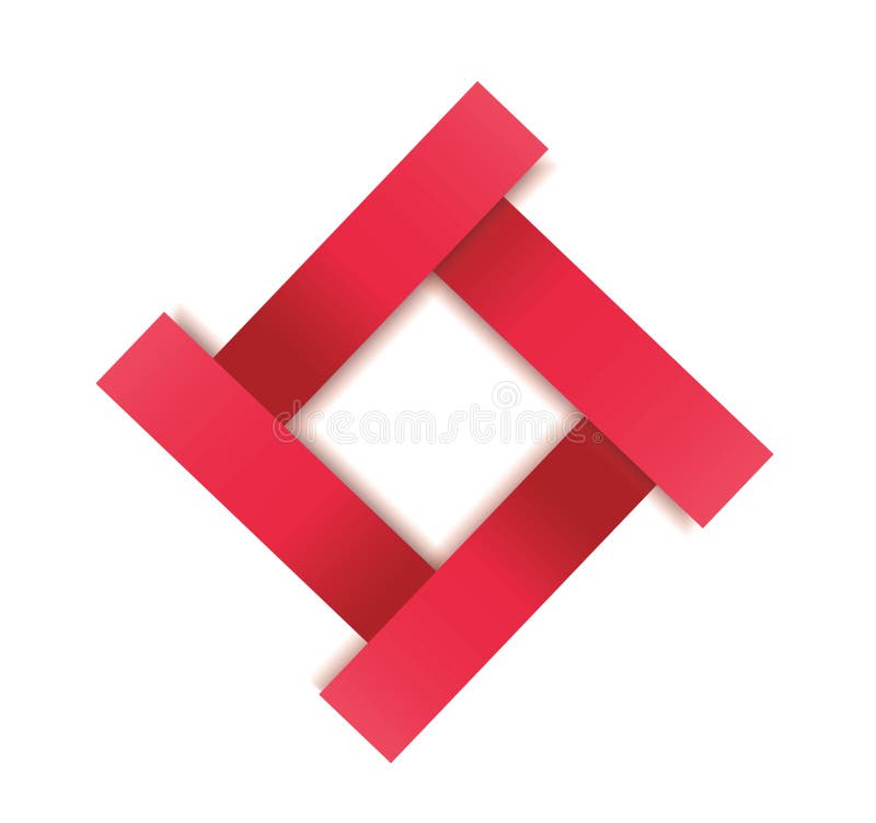 Red Frame Template Vector Illustration EPS10 Stock Vector ...