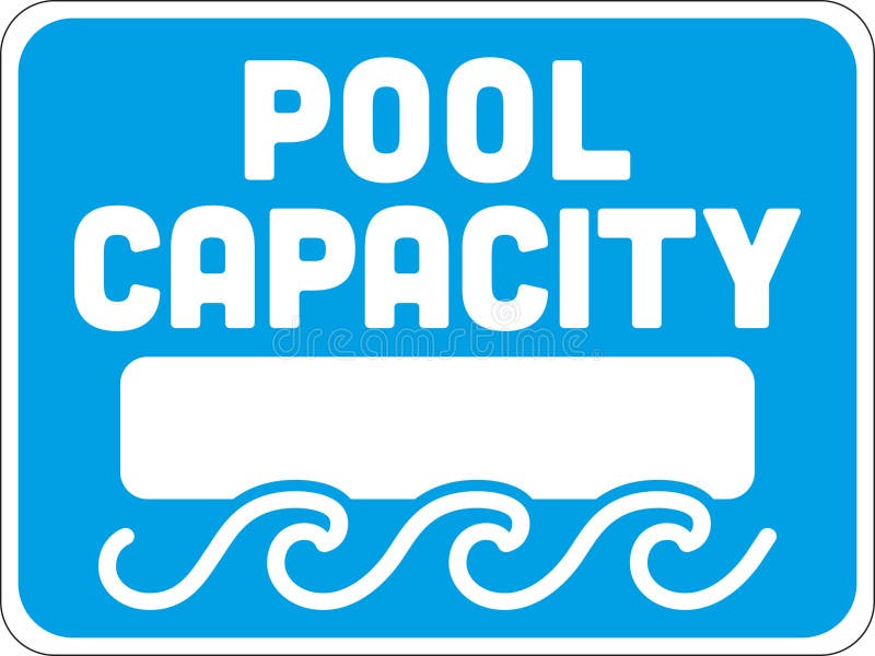 Pool Capacity Sign | Standard Signage for Swimming Facilities, Summer ...