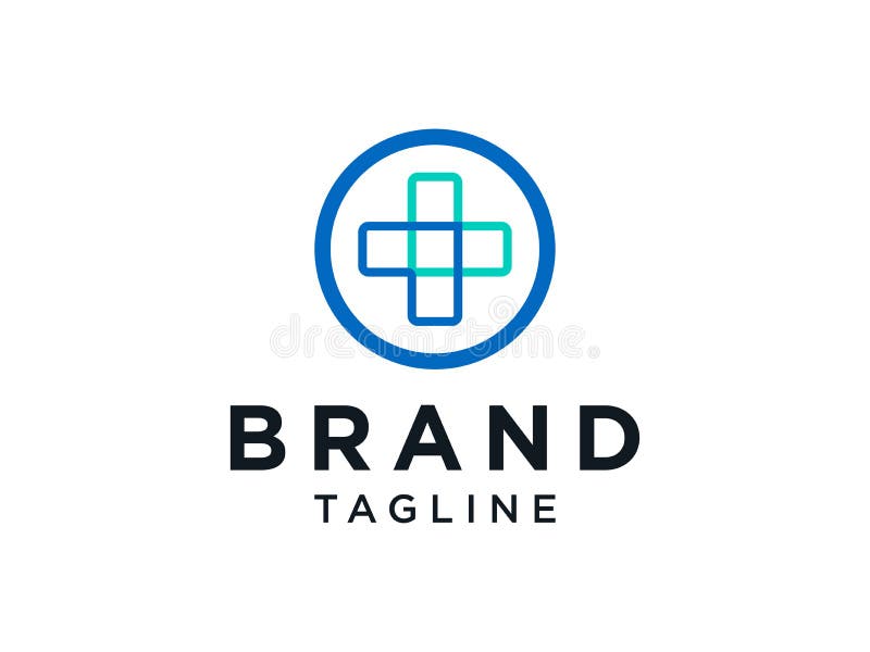 Circular Cross Medical Logo Health Icon Vector Logo Design Stock Vector ...