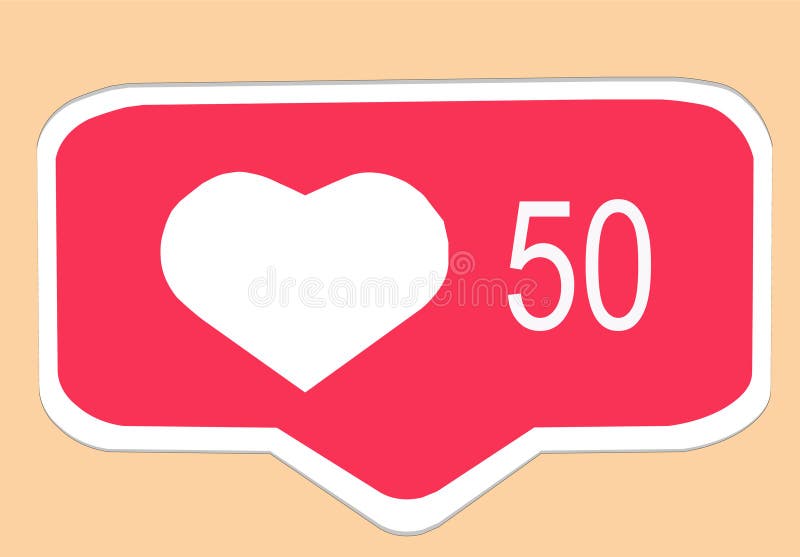 Fifty I Loved Ized for Universal Use Stock Illustration - Illustration ...