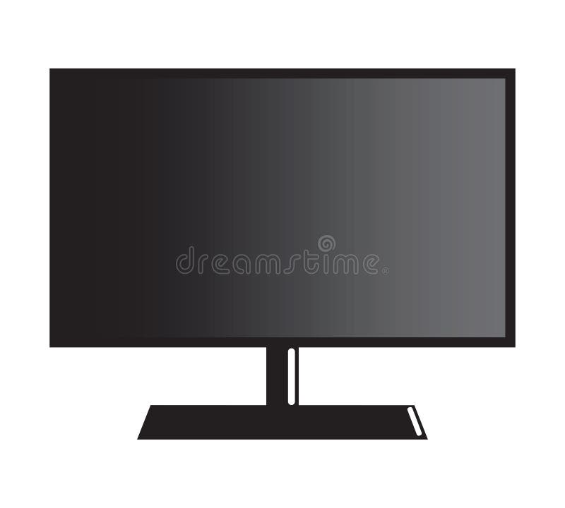 TV Flat Screen Lcd, Plasma, Tv Mock Up. Black Blank HD Monitor Mockup ...