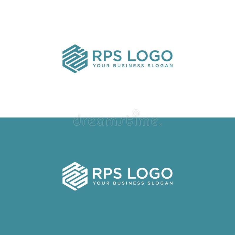 RPS LOGO stock vector. Illustration of polygonal, hexagonal - 246126793