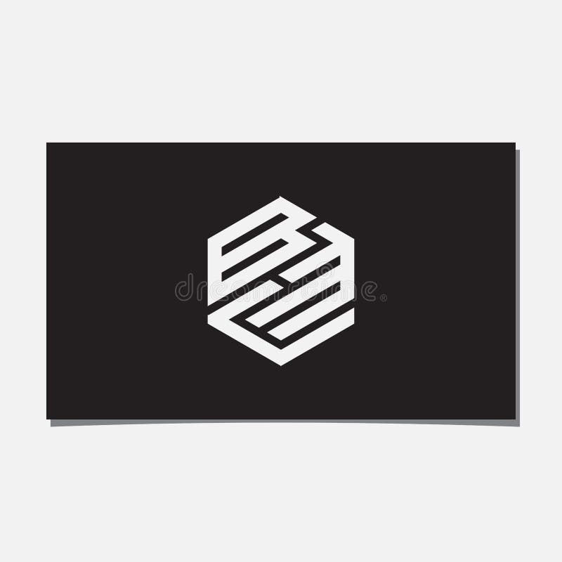 BCM HEXAGONAL LOGO stock vector. Illustration of icon - 246128258