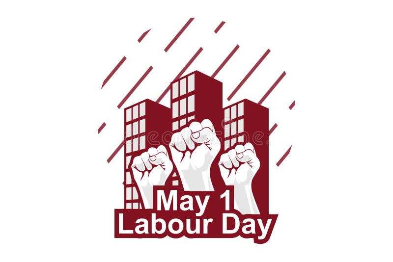 May 1, Happy Labor or Labour Day Mayday Vector Illustration. Stock ...