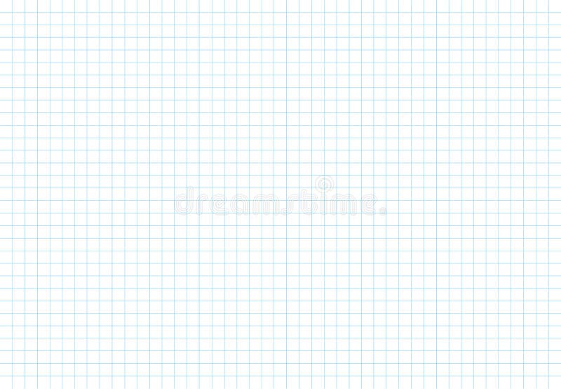 Notebook Paper Texture, Clean Squared Blank Sheet Vector Illustration ...