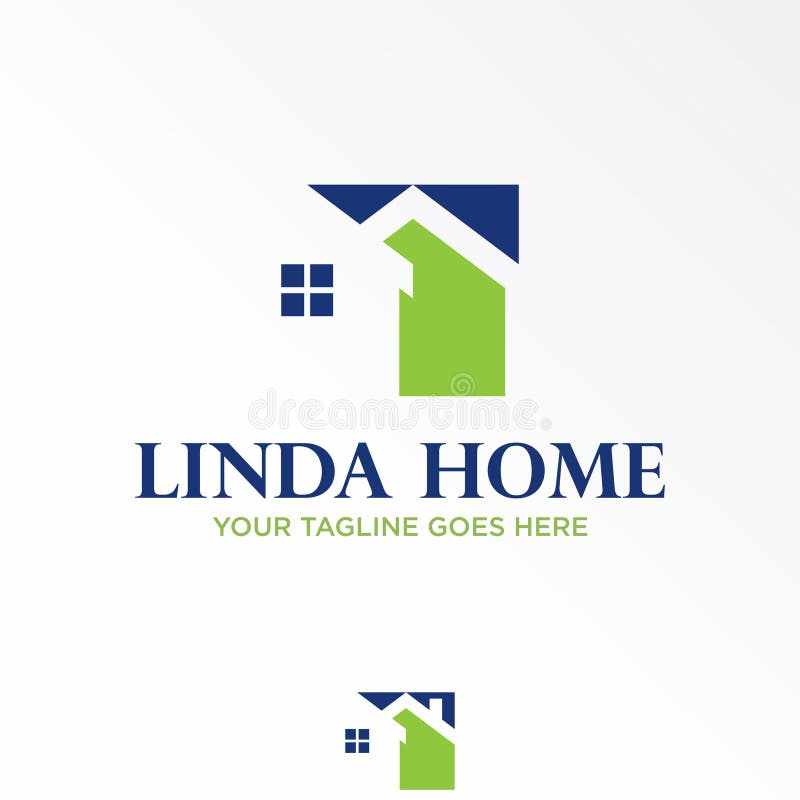 Two or Double Home in Block or Negative Space Image Graphic Icon Logo ...