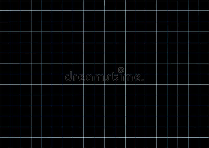 Black Grid Notebook Paper Texture, Clean Squared Blank Sheet Vector ...