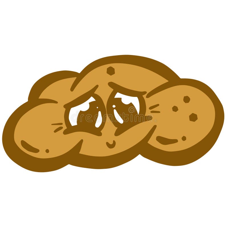 Cartoon Human or Dog Poop Poo Character Illustration Vector Stock ...