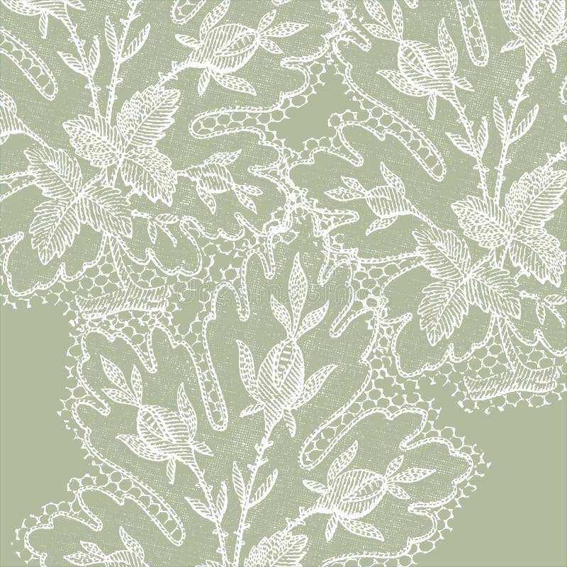 Lace Background, Ornamental Flowers. Vector Texture Design Stock Vector ...