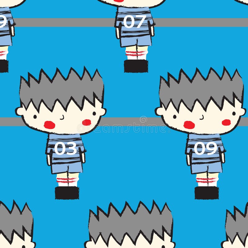 Football Seamless Repeat Pattern Stock Vector - Illustration of ...