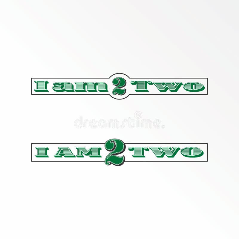 Word Writing I am 2 TWO Dollar America Font in 3D with Line Motif Image ...