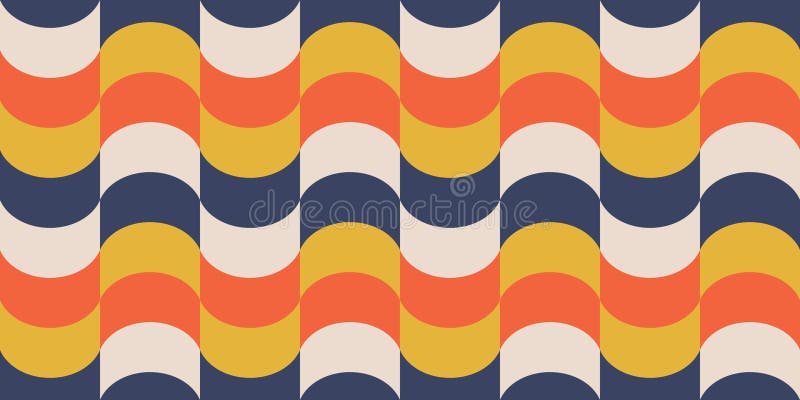 1960s Mod Wallpaper | Bright Retro Background Stock Vector ...