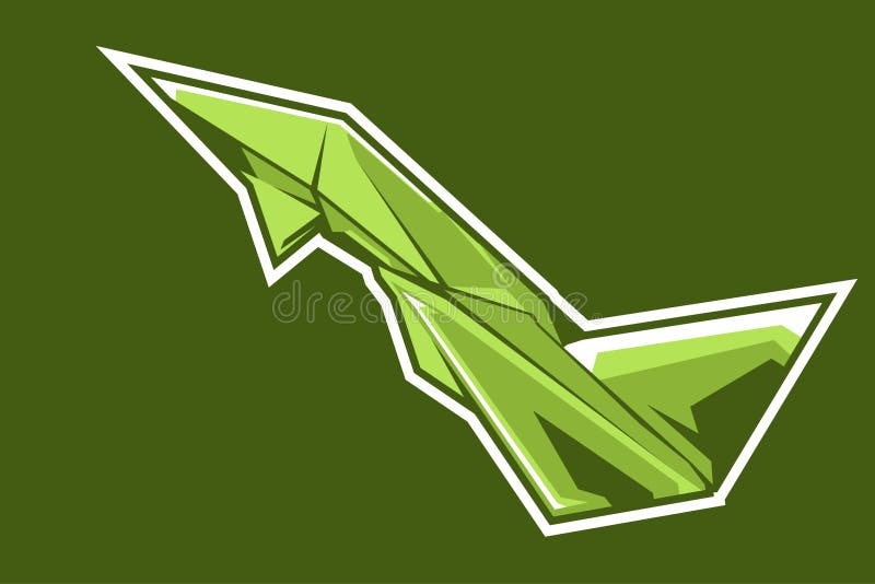 Paper Plane and Origami Airplane Icon Simple Stock Vector ...