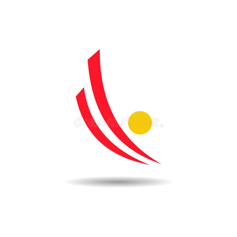 Simple Red and Yellow Logo Sign Inspiration. Symbol for Universal Use ...