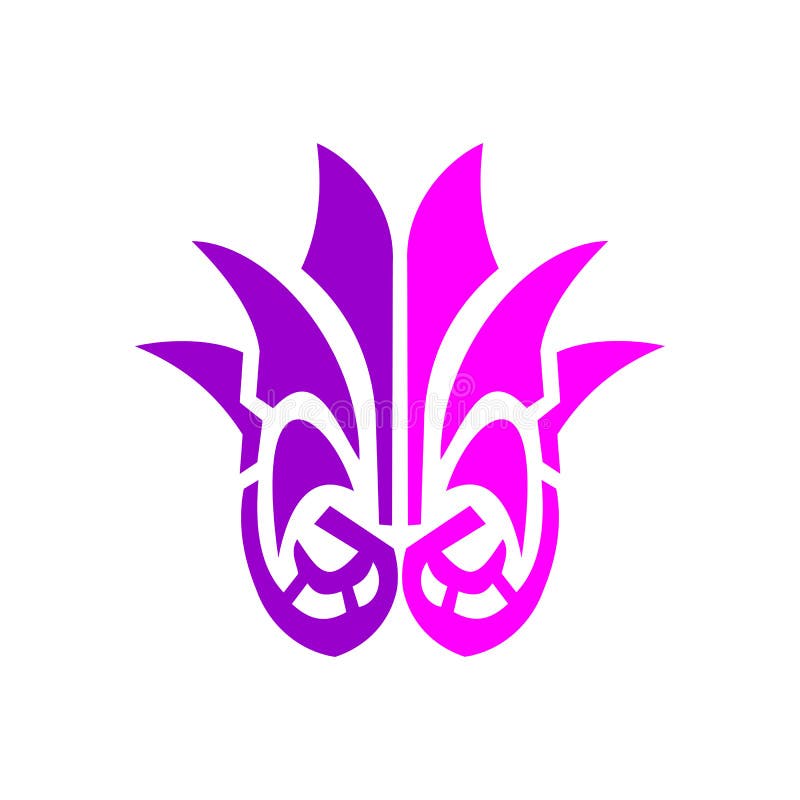 Two Face Cute Mask. Funny Mask Design. Basic Element Graphic Resources ...