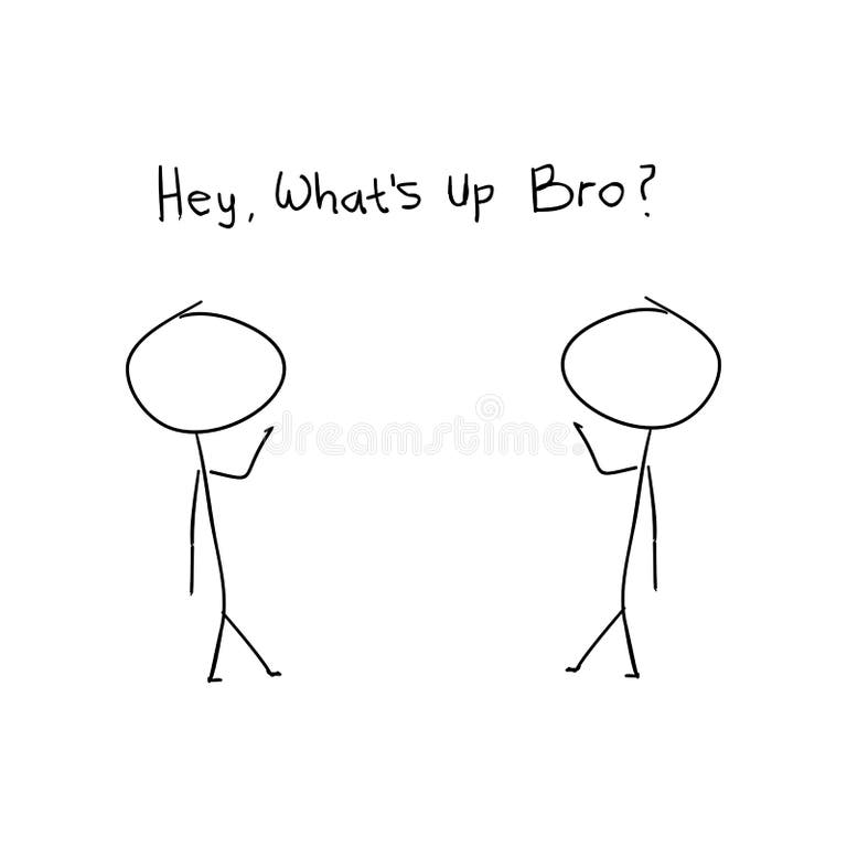 Conversation Sticker Design. Stickman Message Design. Good for Sticker ...