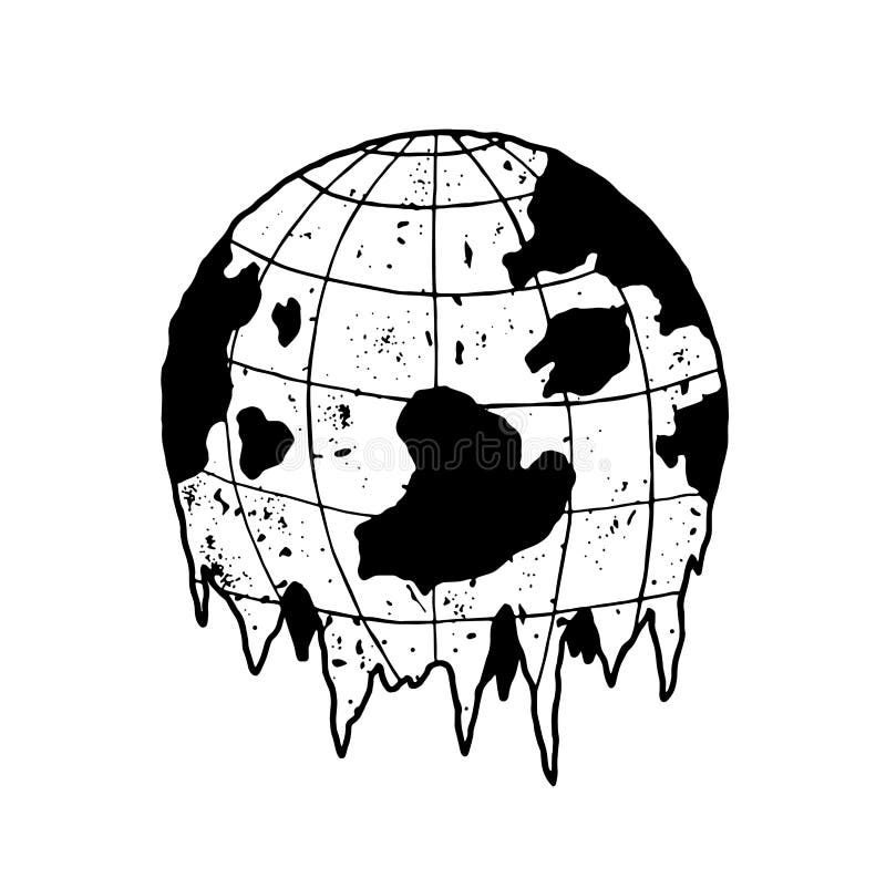 World destroyed stock illustration. Illustration of black - 248122338