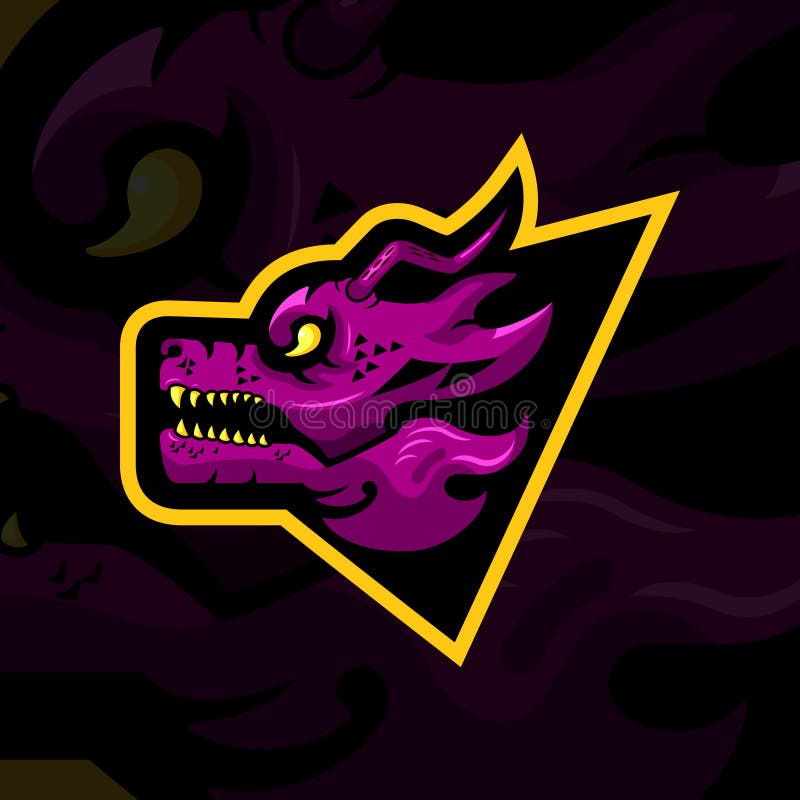 Purple Dragon Logo Stock Illustrations – 656 Purple Dragon Logo Stock ...